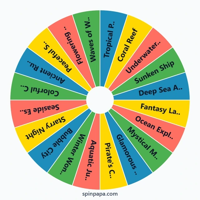 Fishdom Aquarium Theme Picker Wheel - Spinpapa