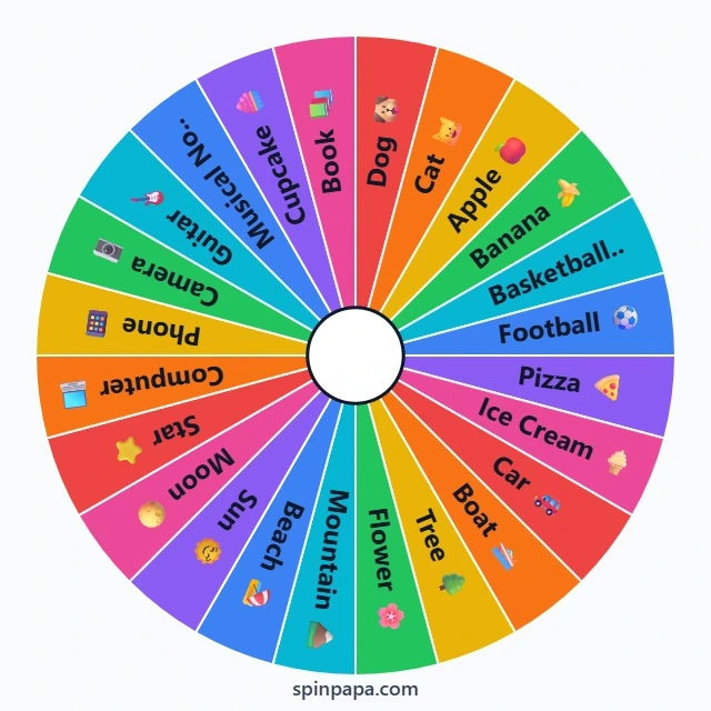 Random Object Generator Wheel - Spinpapa