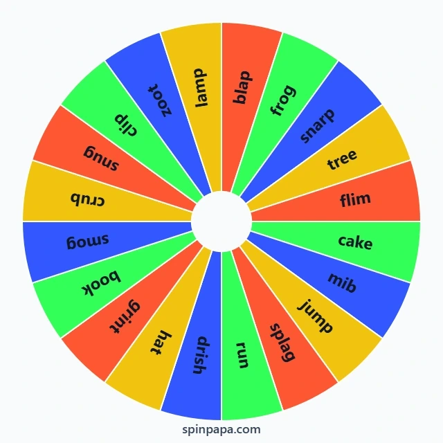 Real or Nonsense Word Challenge Spinner - Spinpapa